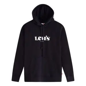 LEVI'S Levi's Logo Printed Hoodie Black