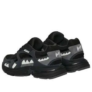 A BATHING APE Shark Sta M2 Sneakers - Black