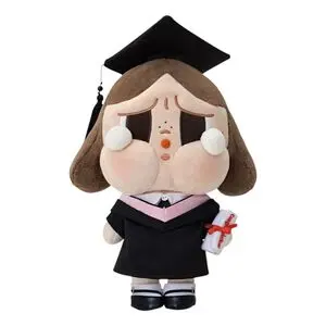 POP MART Crybaby Graduation Plush Doll - Multi-color