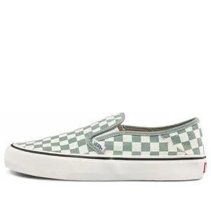 VANS Vans Checkerboard Slip-On Low Top Sneakers Green/white
