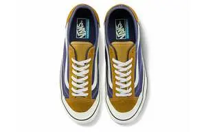VANS Style 36 Splicing Contrasting Colors Low Top Sneakers - Blue/yellow