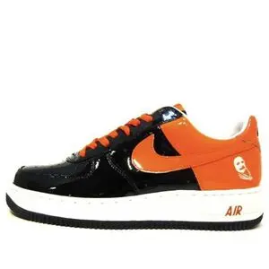 Nike Force 1 Premium Halloween Sneakers - Black/orange Blaze/white