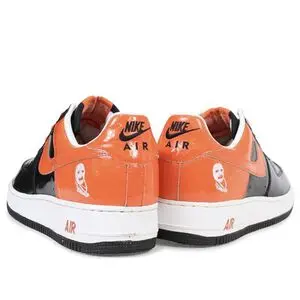 Nike Force 1 Premium Halloween Sneakers - Black/orange Blaze/white