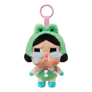POP MART Crybaby Crying Again What A Frog Pendant - Green/black