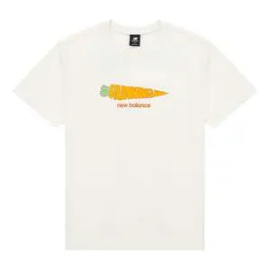 NEW BALANCE Graphic Running Tee - White/orange