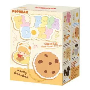 POP MART Pop Bean Fluffy And Cozy Fridge Magnet Sealed Case - Multi-color
