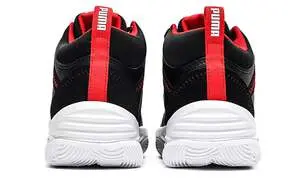 PUMA Rebound Future Evo High Top Sneakers - Black/white/red