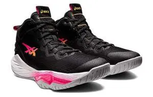 Asics Nova Surge 2 High Top Basketball Sneakers - Black/pink