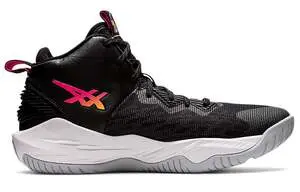 Asics Nova Surge 2 High Top Basketball Sneakers - Black/pink