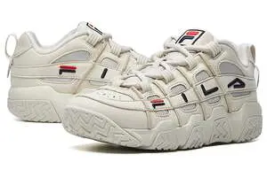 FILA Barricade Low Top Sneakers - White/black/red