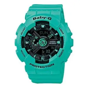 Casio Baby-g Water Resistant Watch With Fluorescent Details