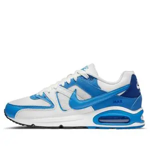Nike Max Command Sneakers - White/blue