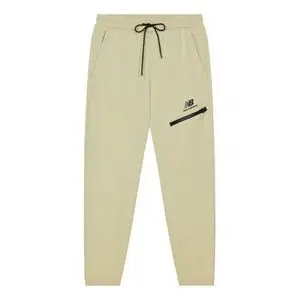 NEW BALANCE Logo Print Sweatpants Asia Sizing 'beige Black - Beige/black