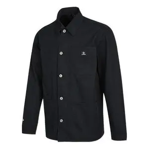 CONVERSE Ss22 Cargo Casual Long Sleeves Autumn Shirt - Black