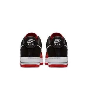 Nike Force 1 Low "red Black - Black/red