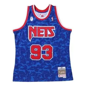 A BATHING APE Mitchell & Ness Nets Jersey - Blue