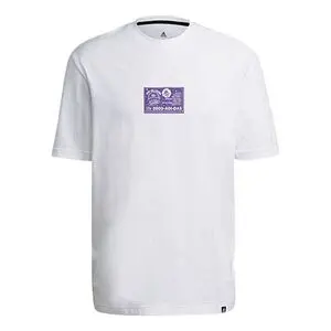 Adidas Psychic Coach M Funny Printing Sports Stylish Short Sleeve - White