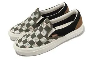 VANS Classic Slip-on Bricolage Check Sneakers - Multi-color