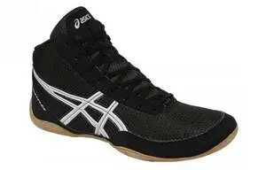 Asics Matflex 5 Wrestling Shoes - Black/silver