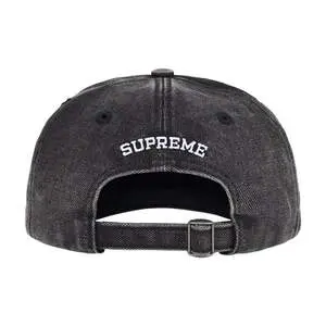 Supreme S Logo 6-panel Cap - Black