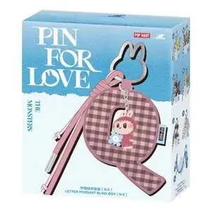POP MART The Monsters Labubu Letter Pendant Blind Box - Multi-color