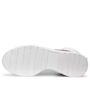 PUMA Caven Mid High Top Sneakers - White/red