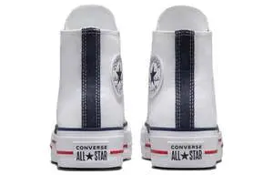 CONVERSE Chuck Taylor All Star Lift Platform Retro Denim High Top Sneakers - White