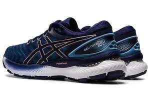 Asics Gel-nimbus 22 Wide Athletic Shoes - Dark Blue