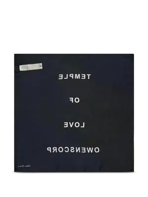 Rick Owens Slogan-print Scarf
