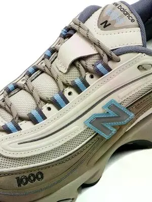 NEW BALANCE Cordura Panelled Lace-up Sneakers - Brown