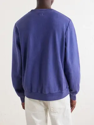 NOAH Logo-embroidered Cotton-jersey Sweatshirt