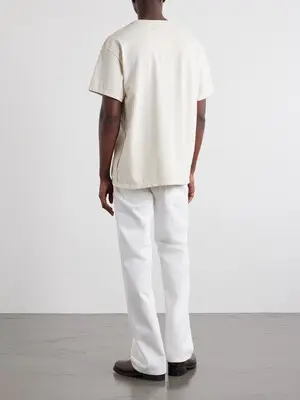 LES TIEN Inside Out Lightweight Combed Cotton-jersey T-shirt