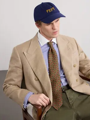 DRAKE'S 1977 Embroidered Cotton-twill Baseball Cap