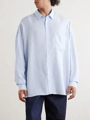 Acne Studios Pinstriped Lyocell Shirt