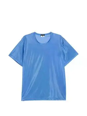 Comme Des Garçons Sheer Panelled T-shirt - Blue