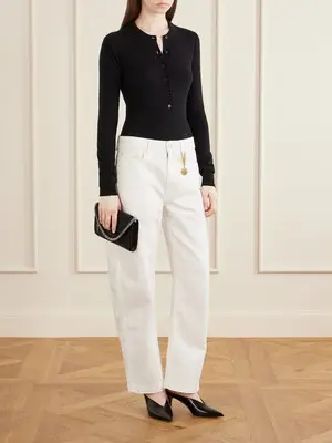 Stella McCartney Ribbed Virgin Wool Bodysuit