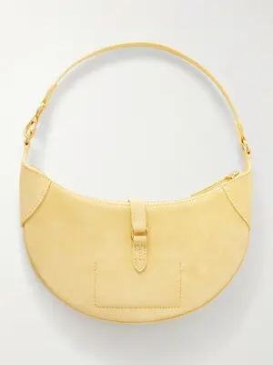 Polo Ralph Lauren Suede Shoulder Bag - Yellow