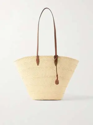 HUNTING SEASON Trapeze Basket Raffia Tote
