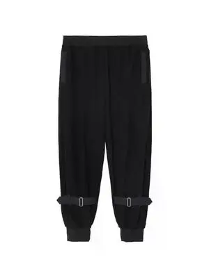 Undercover Buckle-detail Track Pants - Black