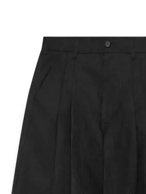 Comme Des Garçons Pleated Pinstripe Trousers