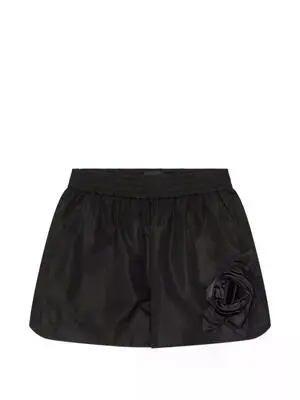 Simone Rocha Rose Appliqué Shorts