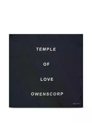 Rick Owens Slogan-print Scarf