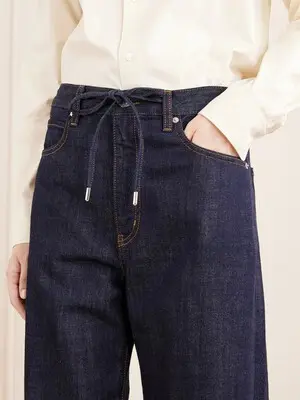 FRAME The Off Duty High-rise Barrel-leg Jeans