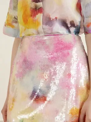 Aje Sybilla Sequined Mini Skirt