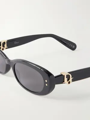 Dior Oval-frame Acetate Sunglasses