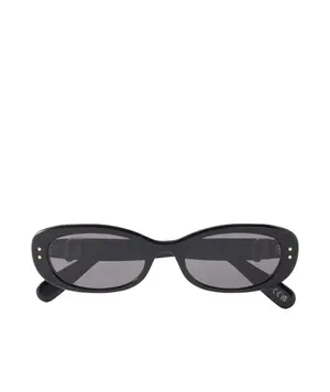 Dior Oval-frame Acetate Sunglasses - Black
