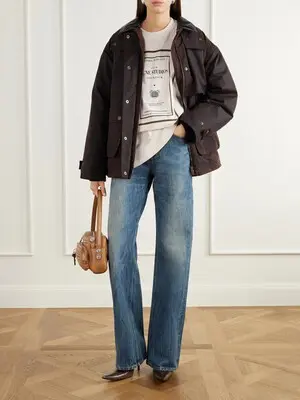Acne Studios Edra Double Book Cover Printed Cotton-jersey T-shirt - Neutrals
