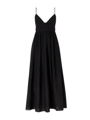 Aje Vacation Ramie Maxi Dress - Black