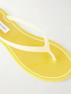 Christopher Esber Jo Pvc Flip Flops - Yellow