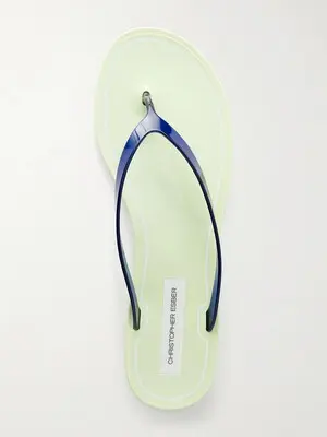 Christopher Esber Jo Pvc Flip Flops - Blue
